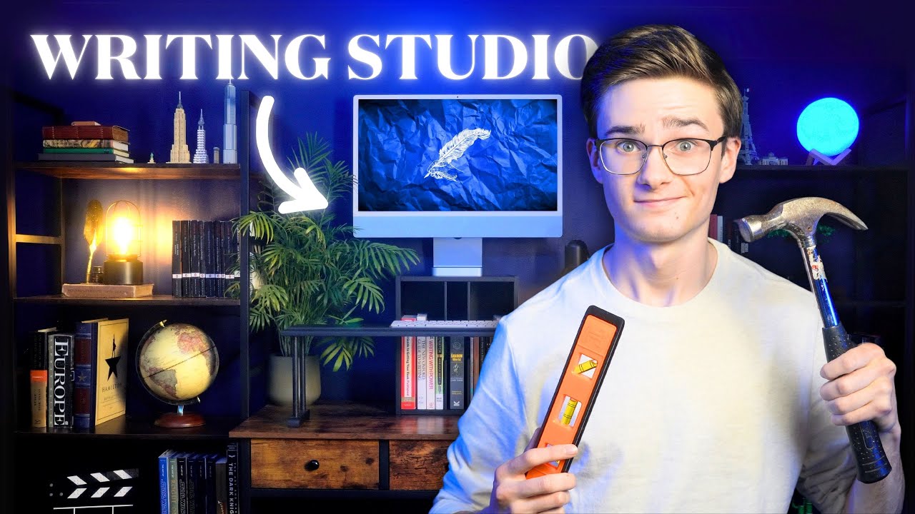 I built my dream writing studio in a tiny NYC bedroom - YouTube