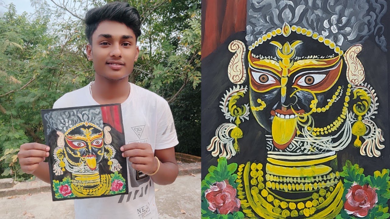 how to draw naihati boro maa ||@borokali #boromaa#drawing - YouTube