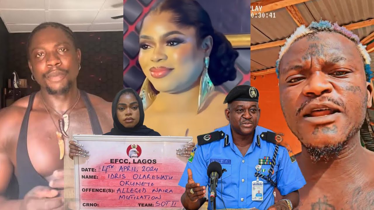 Bobrisky Shock Portable and Very Dark Man as he was Released from EFCC Prison after his Arrest ...