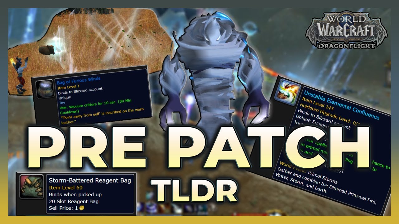 Dragonflight Pre Patch Event TLDR - YouTube