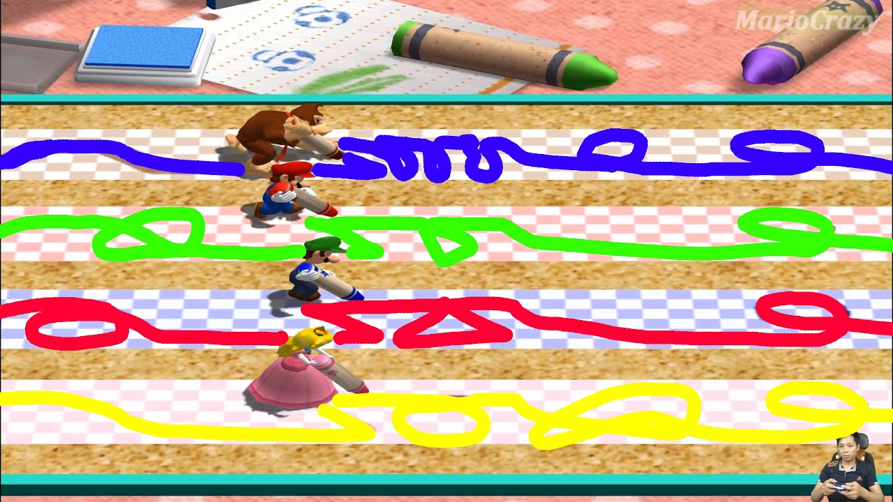 Mario Party 4 Top Map Daisy vs Mario vs Donkey Kong vs Luigi Master ...