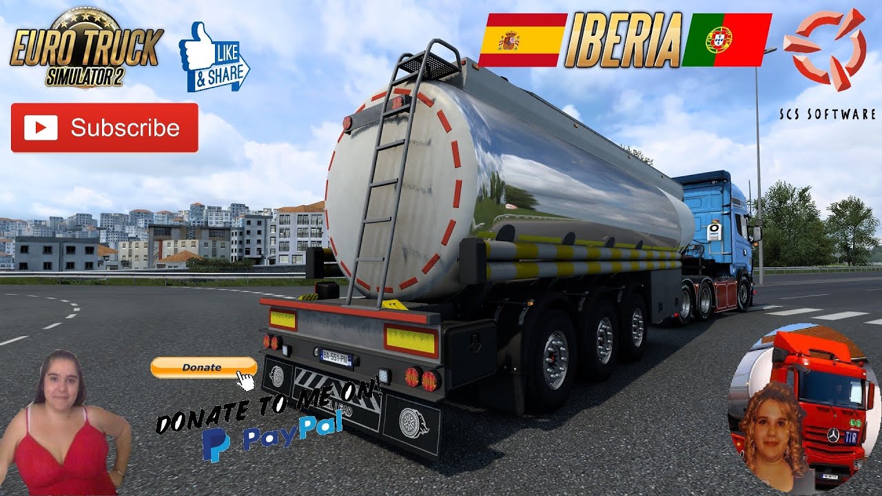 Euro Truck Simulator 2 (1.45 Beta) SCS Owned Cistern Trailer Chrome ...