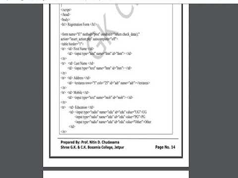 CMS Lecture MySQL Operations in Normal Way 06.07.2020 - YouTube