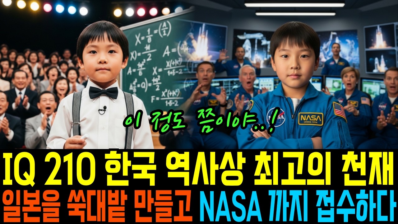 IQ 210 한국 최고의 천재, 일본을 탈탈 털어서 쑥대밭 만들고 NASA도 접수해버린 한국 신동, 그가 미국의 손길을 거부한 진짜 이유는?┃라디오사연┃감동사연┃실화사연 ...