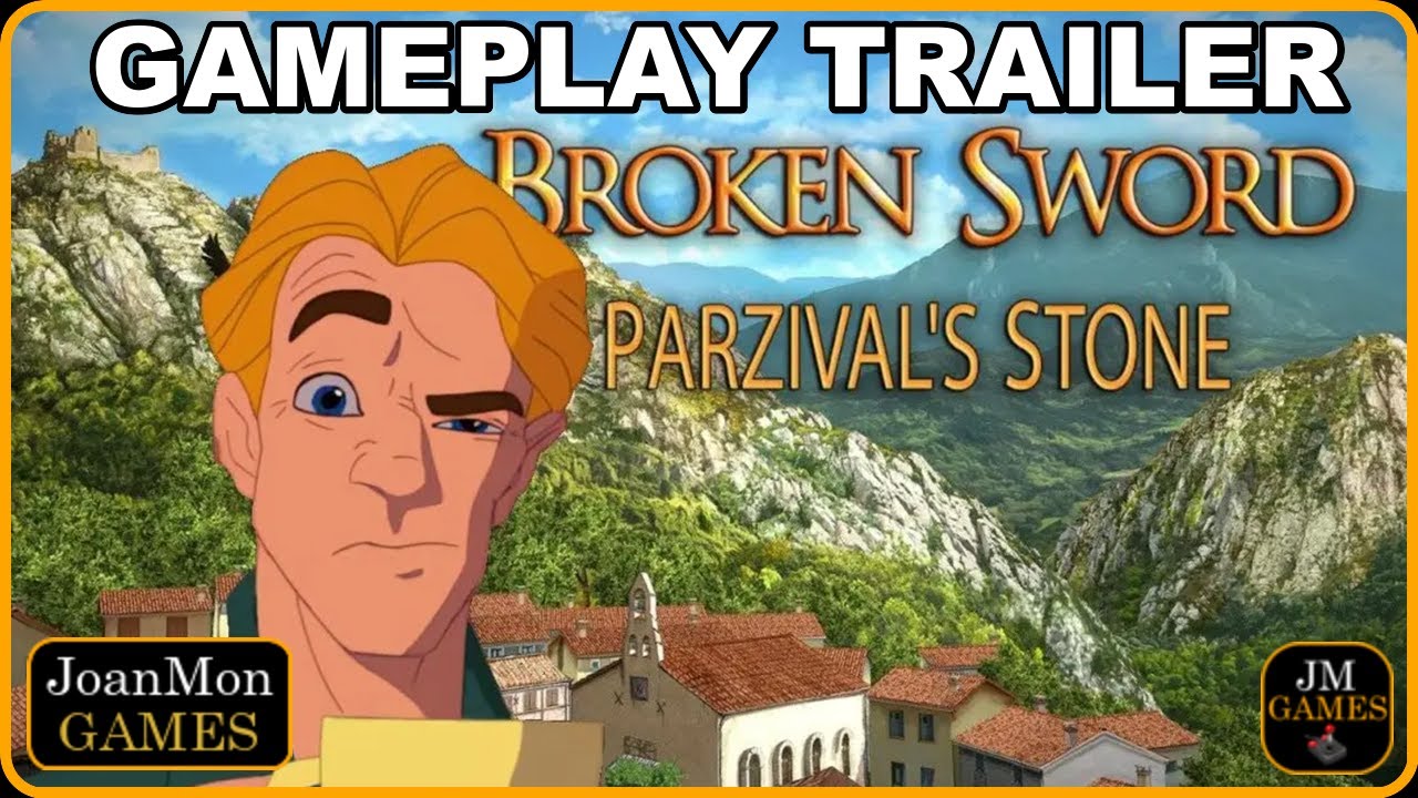 Broken Sword: La gema de Parzival | Gameplay Trailer | Lanzamiento: Por ...