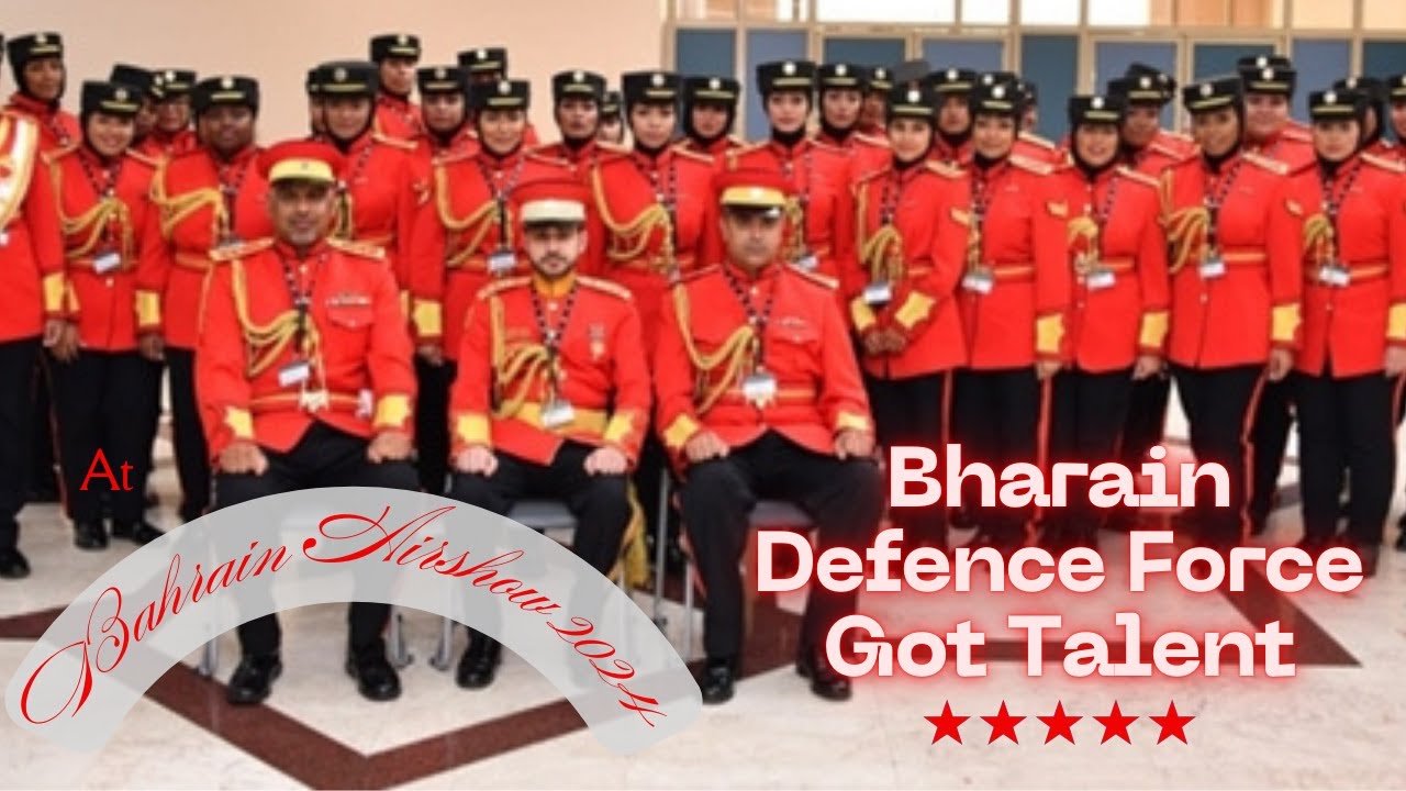 Bahrain Defense Force Band Playing at Bahrain Airshow 2024 ( معرض ...