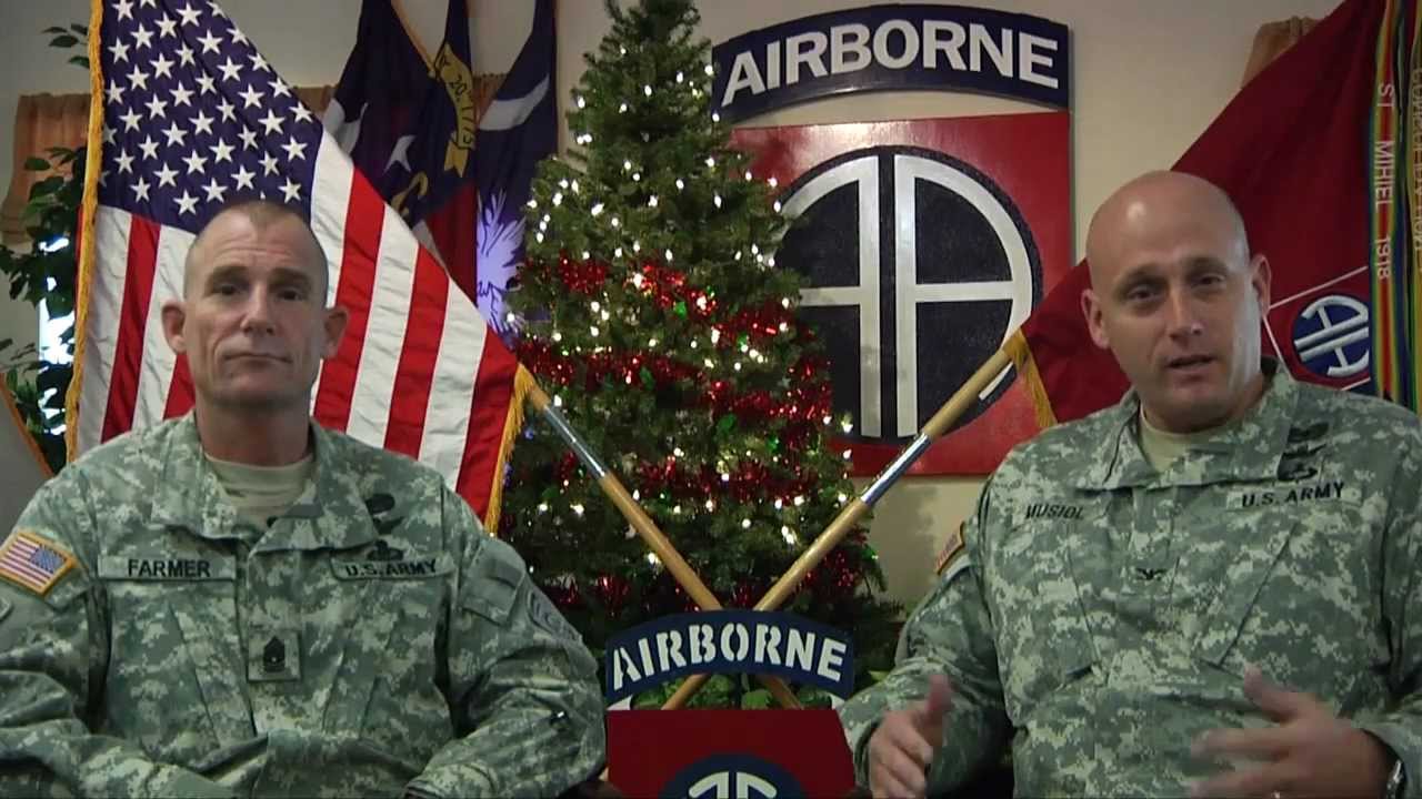 82nd CAB command holiday message - YouTube