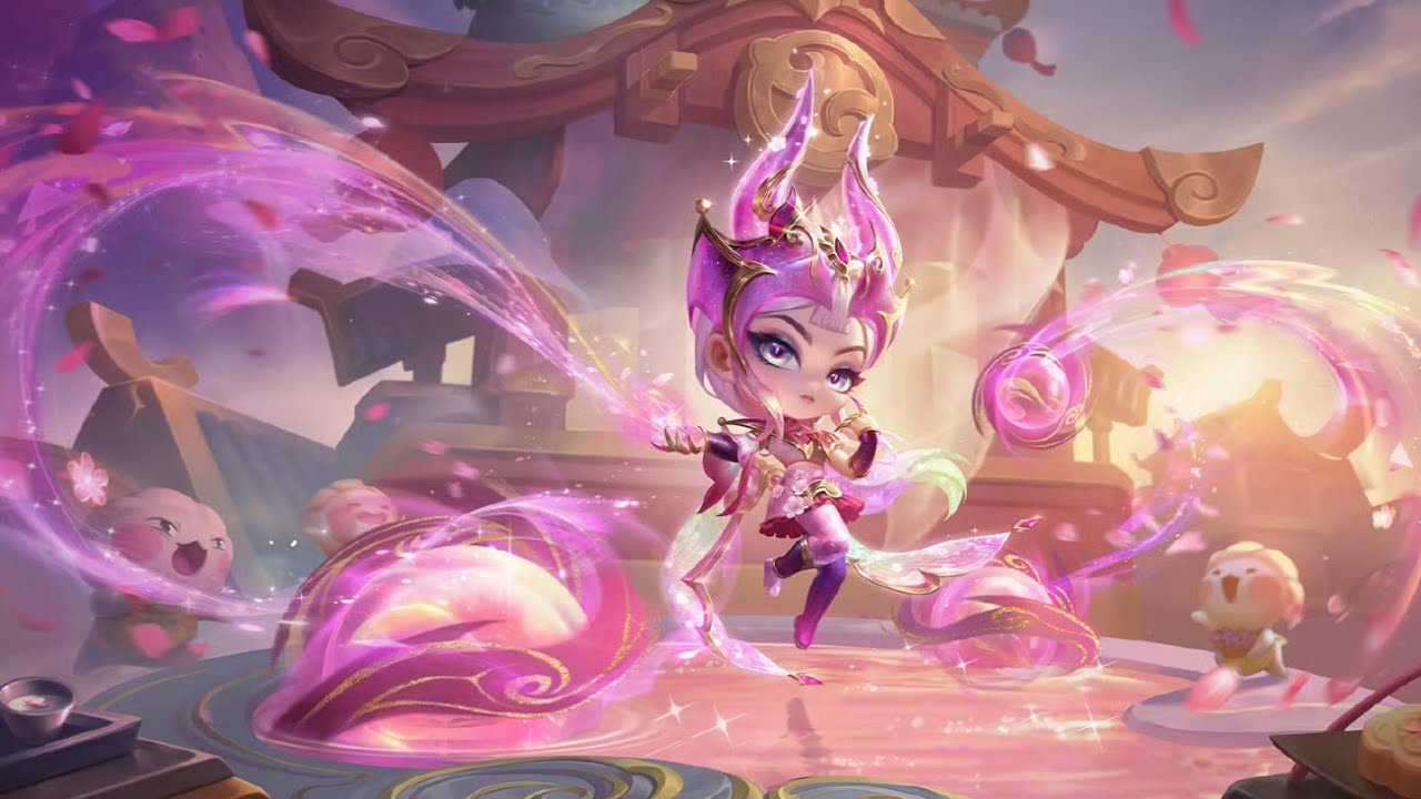 Chibi Prestige Peach Rice Ball Syndra - TFT: Golden Spatula - YouTube