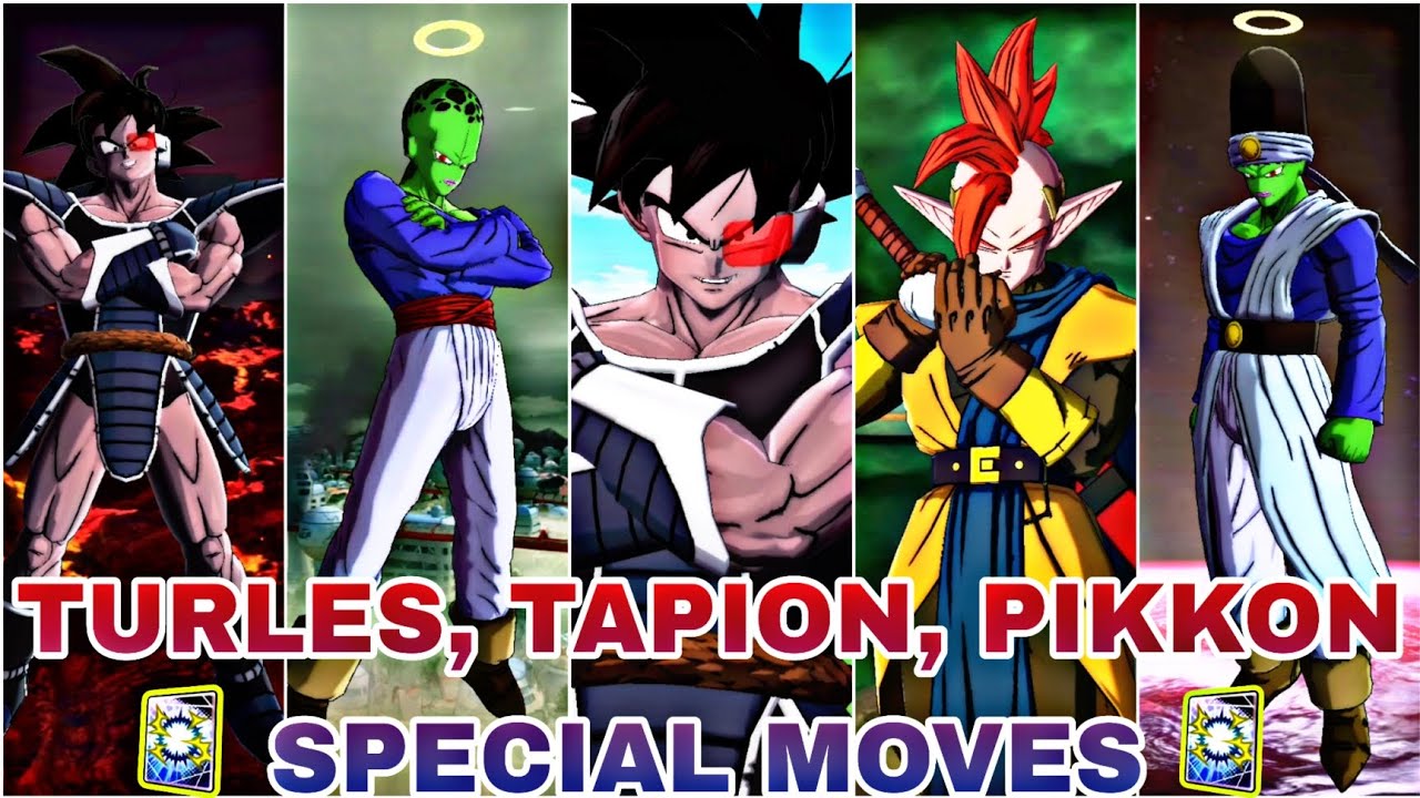 TURLES, TAPION, PIKKON ALL SPECIAL MOVES!! 🔥 IN DRAGON BALL LEGENDS ...