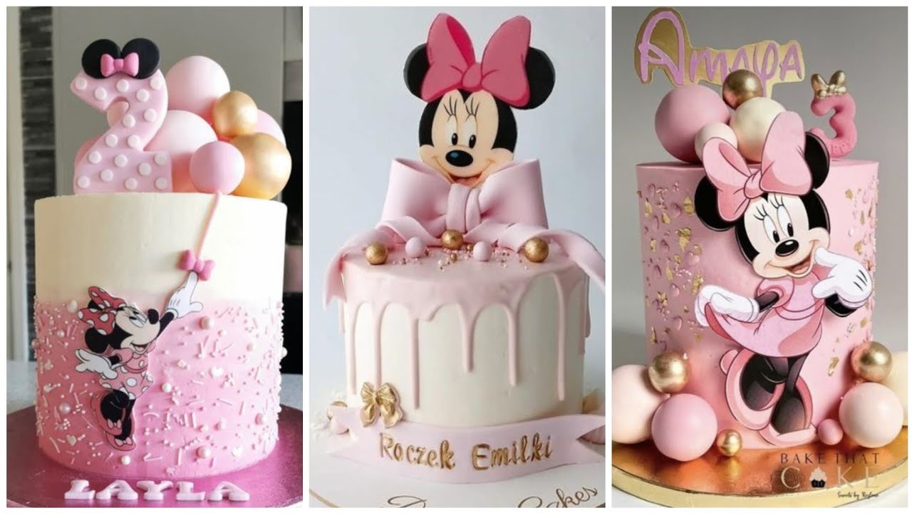 Latest Minnie Mouse Cake Designs 2024 | Best Mini Mouse Cake ...