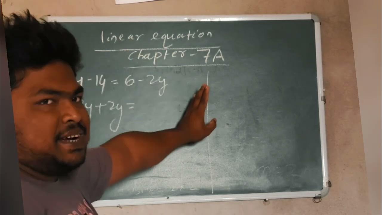 CBSE class8 math # chapter 7(a) question answer chapter name - Linear equations part-1 - YouTube