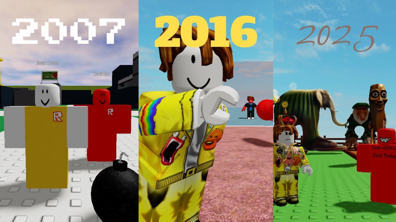 I Played Every Year Of Roblox Games (Which year is the best?) - YouTube