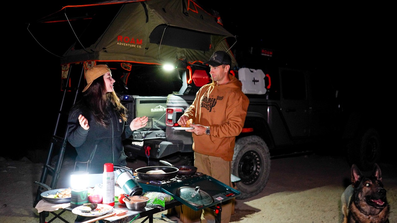 4x4 Off-Road Course, Camping & Cooking Creamy Baja Chicken Crunch Wraps ...