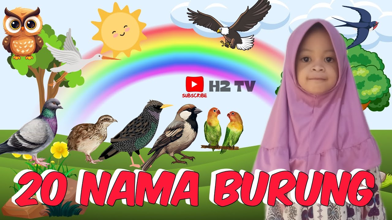 20 Nama Burung | mengenal Nama-nama burung untuk Balita, TK dan PAUD ...