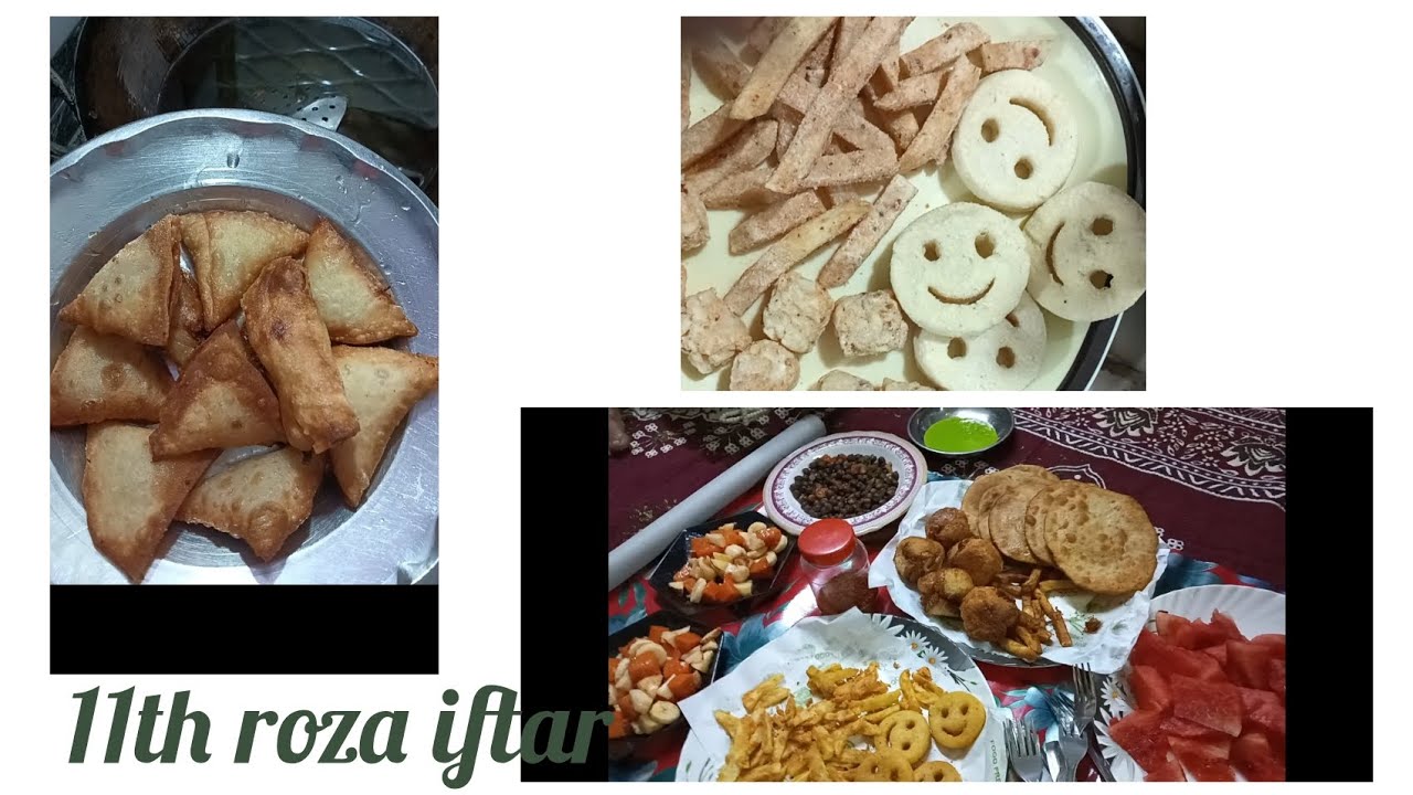 Simple iftar recipe and 11th roza 😊 - YouTube