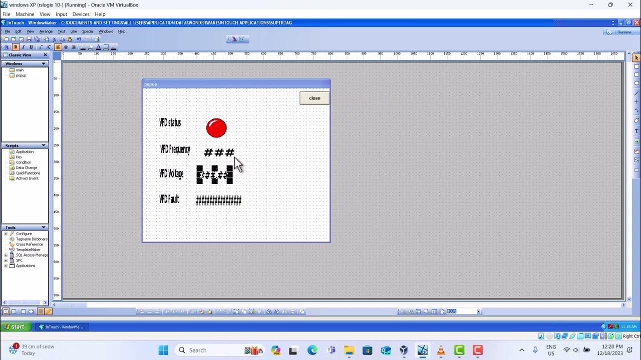 Using Wonderware Intouch SuperTags To Create POP-UP Windows In SCADA - YouTube