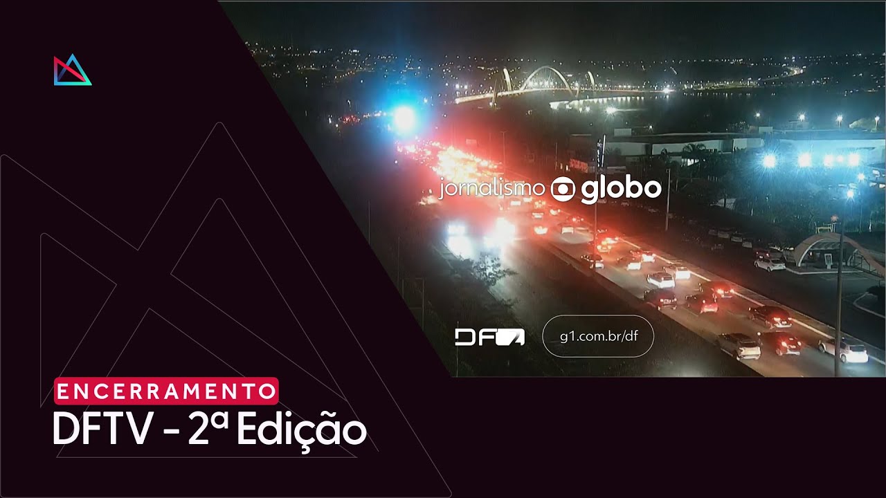 🔵 DFTV 2ª Edição: encerramento com Talia Santos na TV Globo Brasília ...