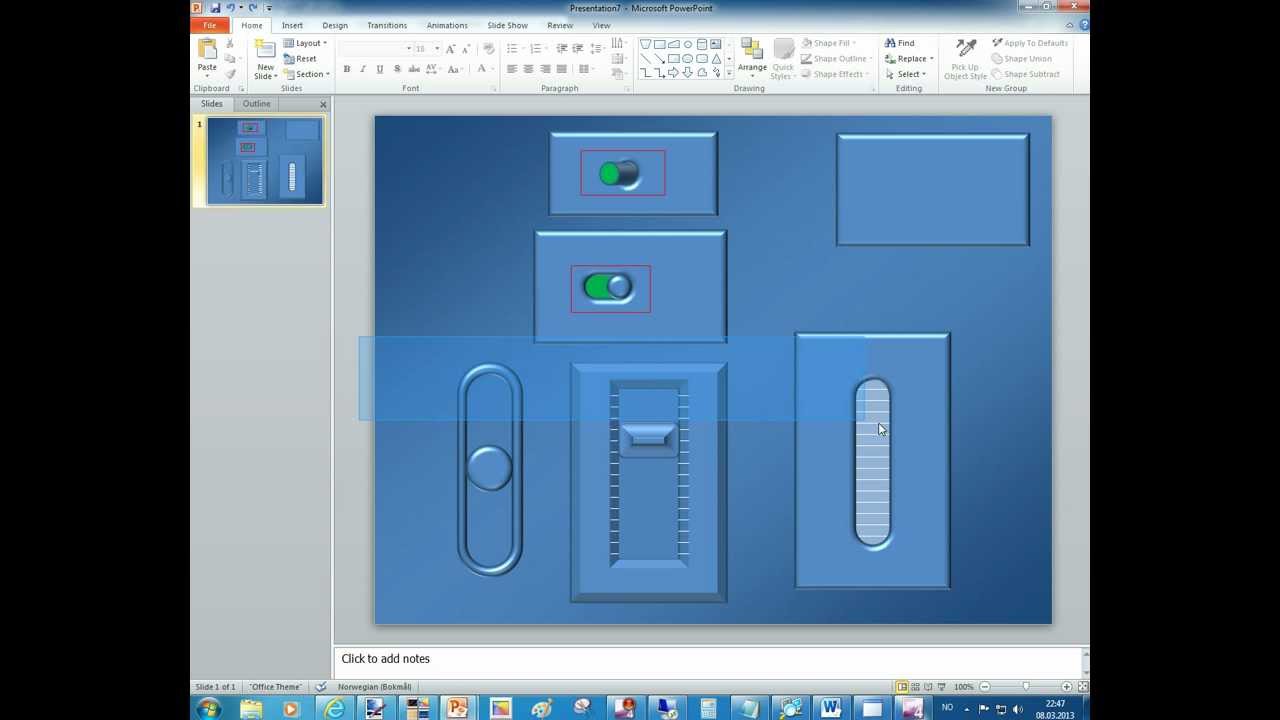 Building HSTouch graphics with Powerpoint and PaintNET Part 4 - YouTube