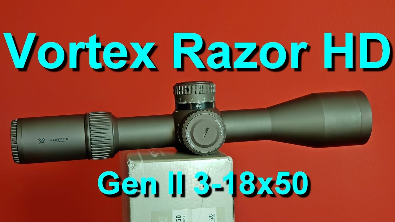 Vortex Razor HD 3-18x50 - EBR-2C - Unboxing - YouTube