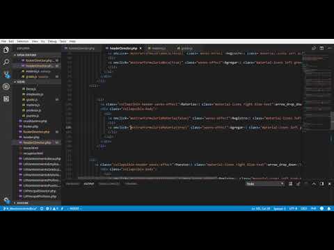 Llamar a funciones desde otro js/Menu - YouTube