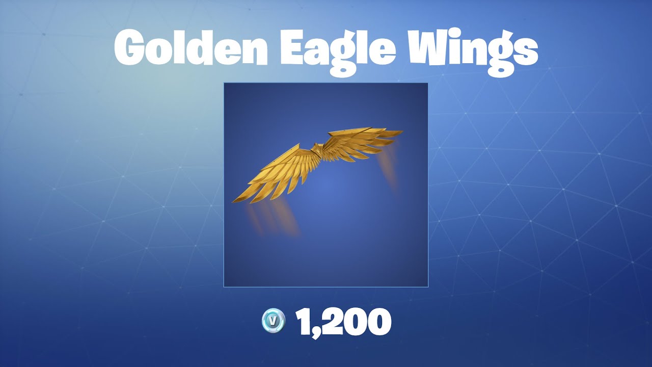 Golden Eagle Wings | Fortnite Glider - YouTube