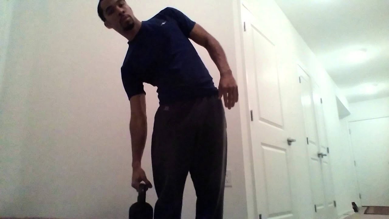 standing full body circle with oblique crunch - YouTube