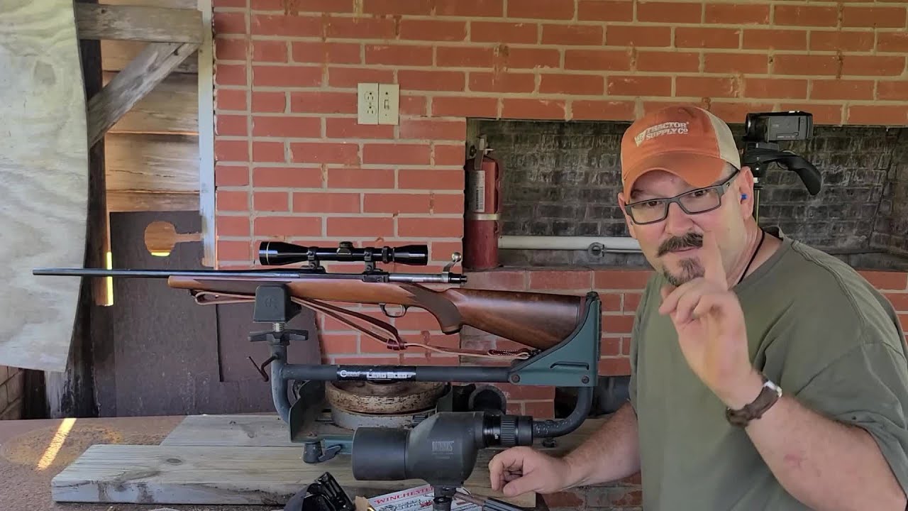 Ruger Hawkeye 30 06 350 yards on steel. - YouTube