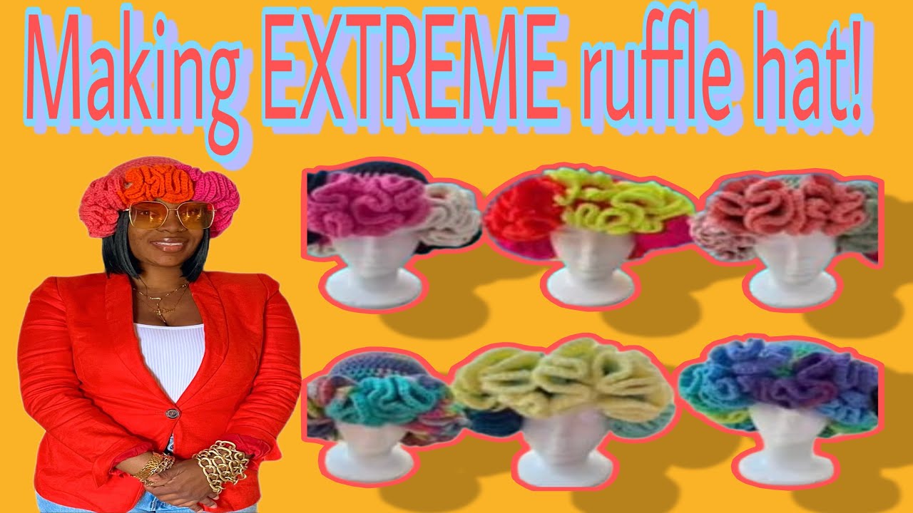 Crochet Ruffle Bucket Hat Tutorial Beginner Friendly Youtube