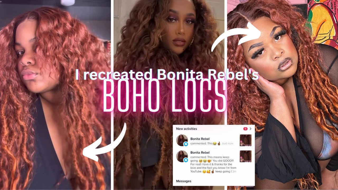 BEST BONITA REBEL INSPIRED LOC WIG! SHE GAVE ME PROPS PERSONALLY!!! (W ...