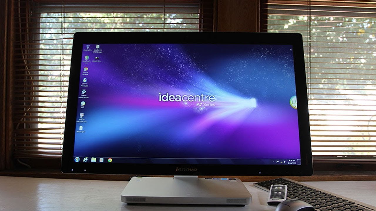 Lenovo IdeaCentre A720 Windows 8 All-In-One hands on Review - YouTube