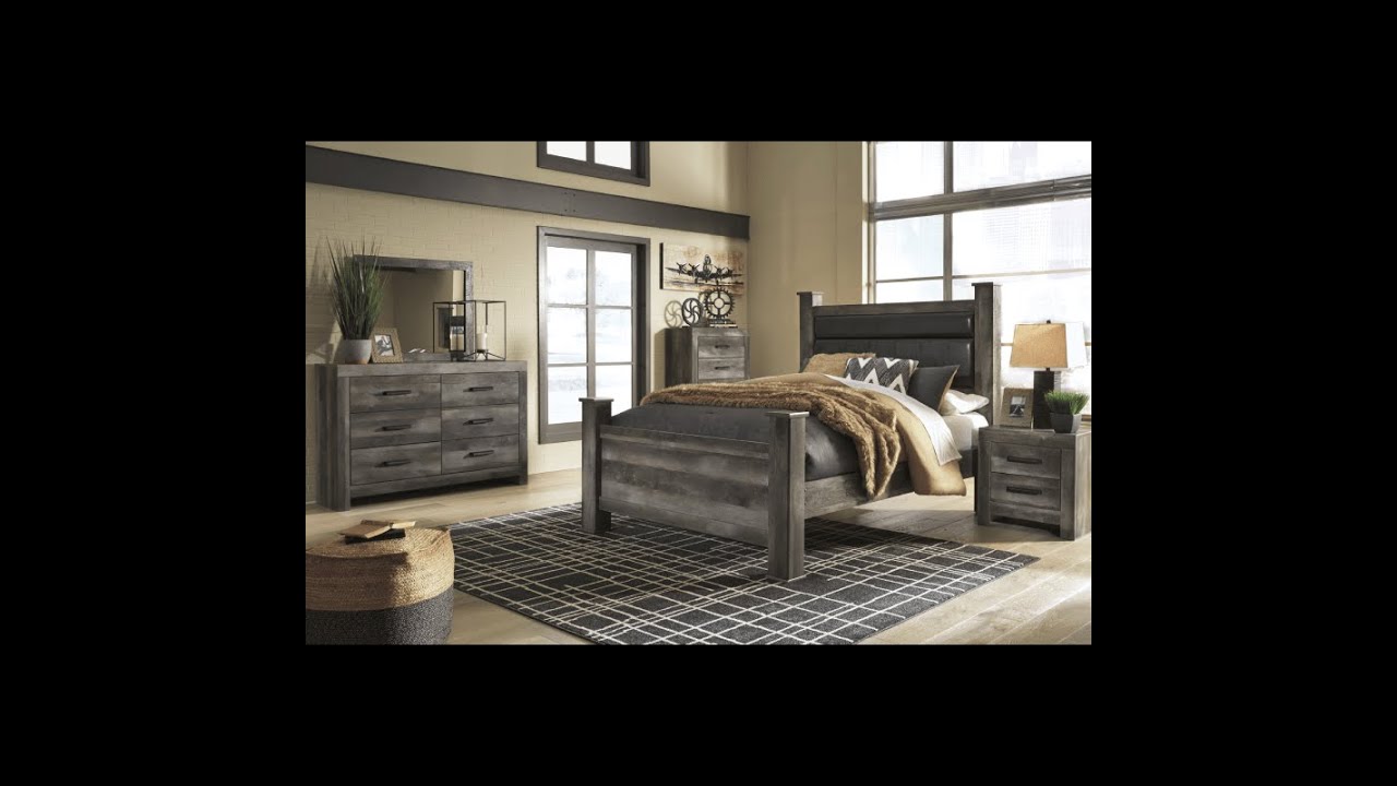 Wynnlow B440 Queen Panel Bedroom Set By Ashley #Short - YouTube