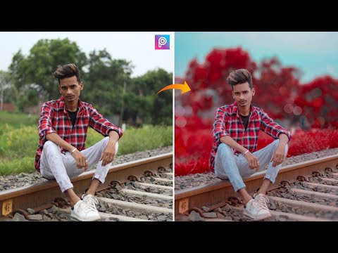 PicsArt New CB Editing Tutorial🔥| How to Add Bokhe Blur | CB Editing Tutorial Red Tone - SK EDITZ