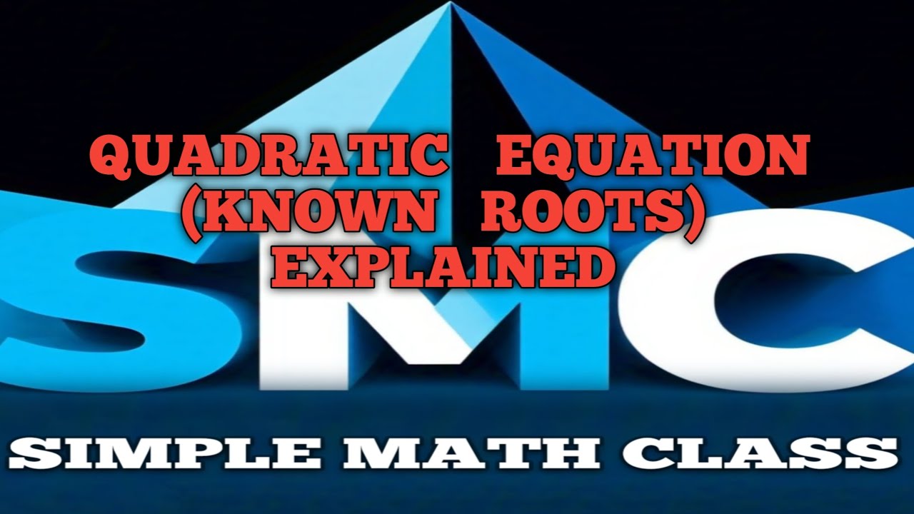 Solving Quadratic Equations Made Easy - YouTube