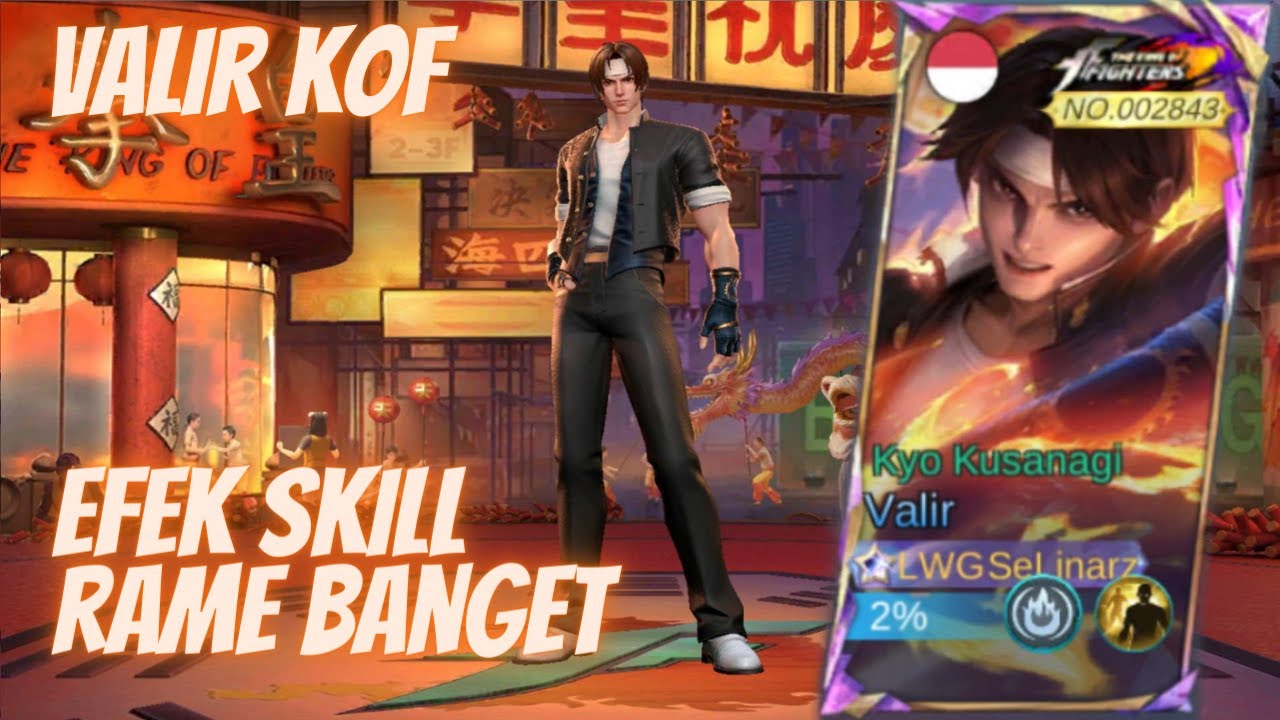 REVIEW VALIR KOF, EFEK SKILLNYA RAME BANGET - Mobile Legends - YouTube