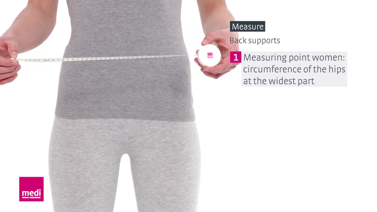 How to Measure for Back Supports | medi USA - YouTube