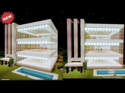 How to make small modern building in Minecraft #minecraft #build # ...