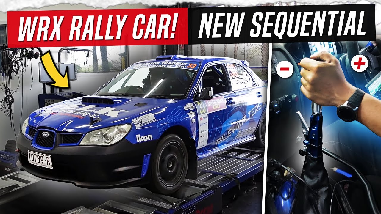 WRX RALLY CAR GETS A SEQUENTIAL | POWERTUNE AUSTRALIA - YouTube