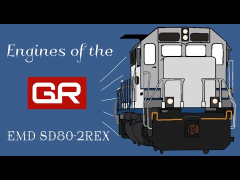 Engines of the G.R Railroad - The EMD SD80-2REX - YouTube
