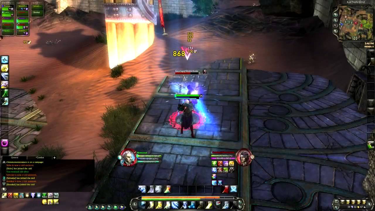 Rift Harbinger/Chloromancer PvP Match #1 - YouTube