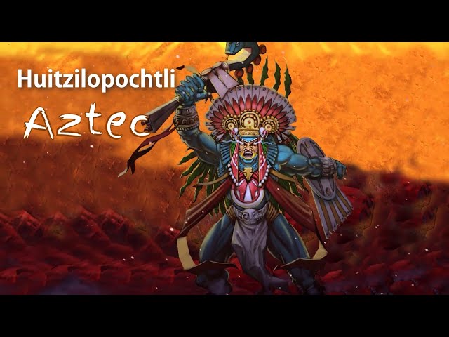 Aztec God Huitzilopochtli