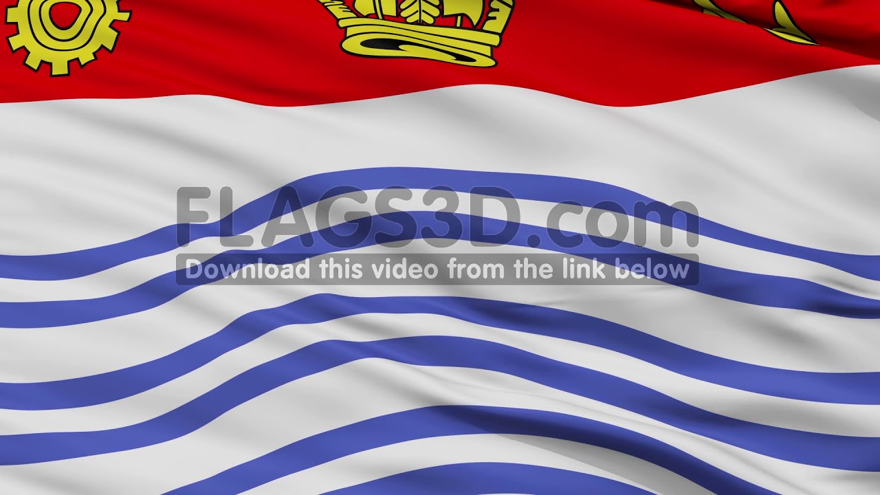 Closeup Barrie city flag, Canada - YouTube