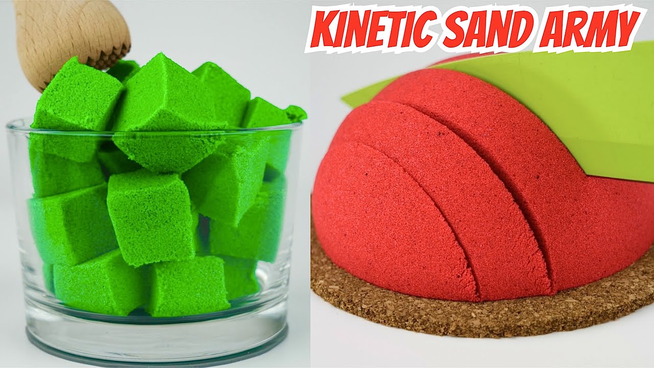 Kinetic Sand ASMR The Most Relaxing & Satisfying Sand Videos #115 - YouTube