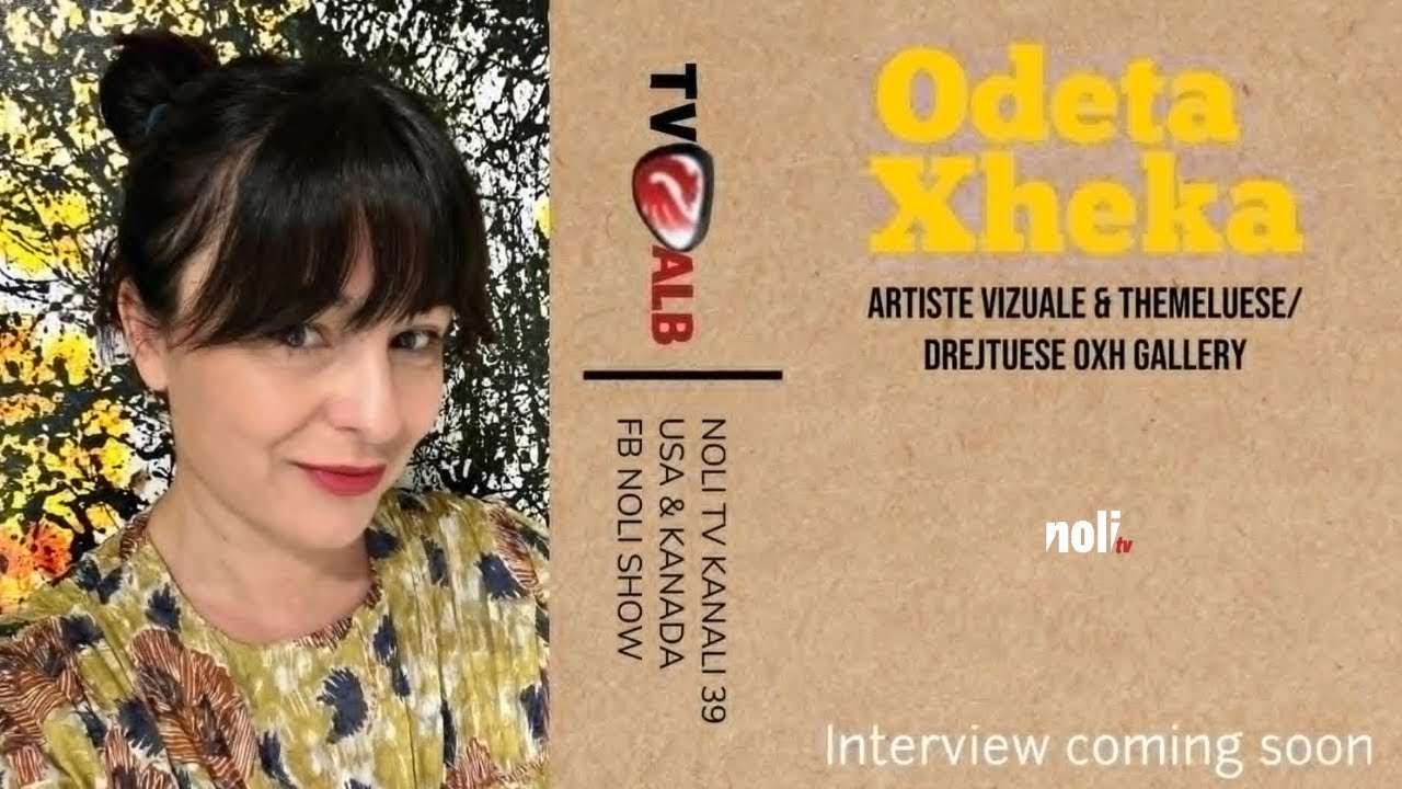 Artistja shqiptare Odeta Xheka, themeluesja e “Galeria OXH” në Tampa ...