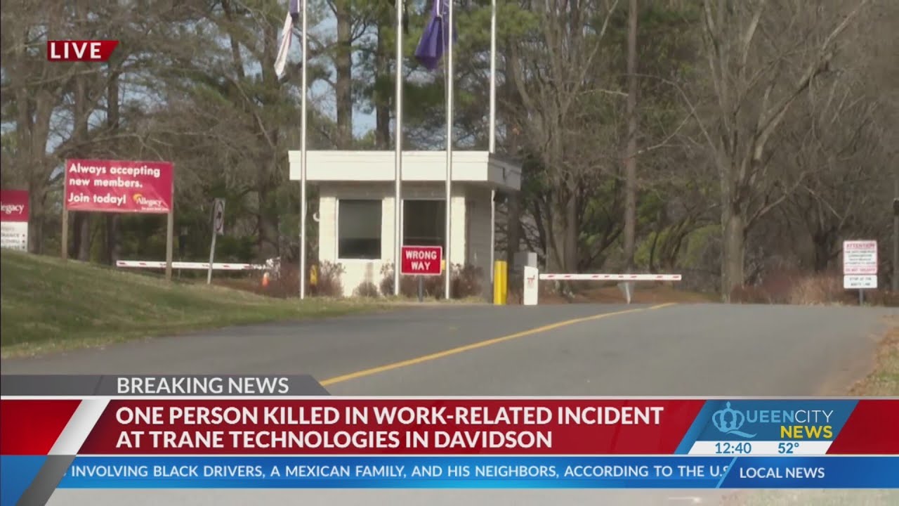 One person killed in work-related accident in Davidson - YouTube
