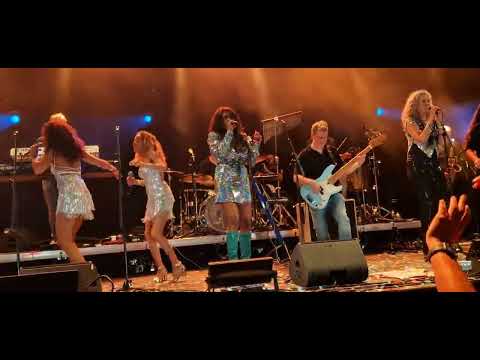 last Dance.. Donna Summer tribute band.  'Donna's hot stuff'