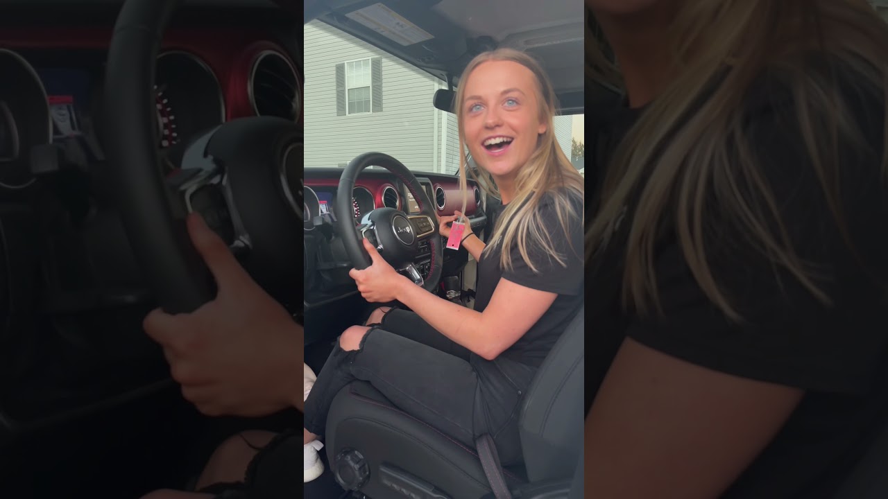Surprising my Girlfriend with a brand new Jeep - YouTube