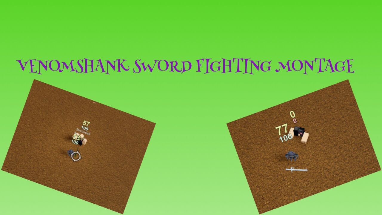 VENOMSHANK SWORD FIGHTING MONTAGE in Stay Alive and Flex your Time on ...