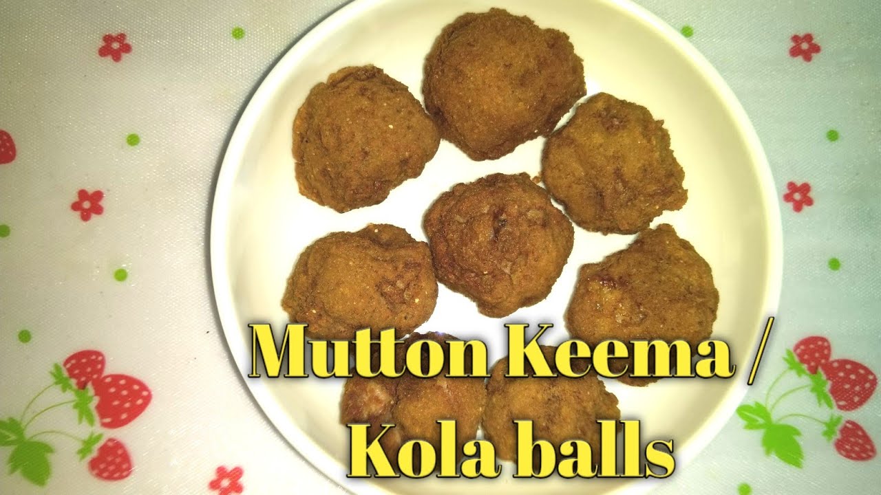 Mutton Kola balls Mutton Kofta recipes l Mutton Keema balls l # ...