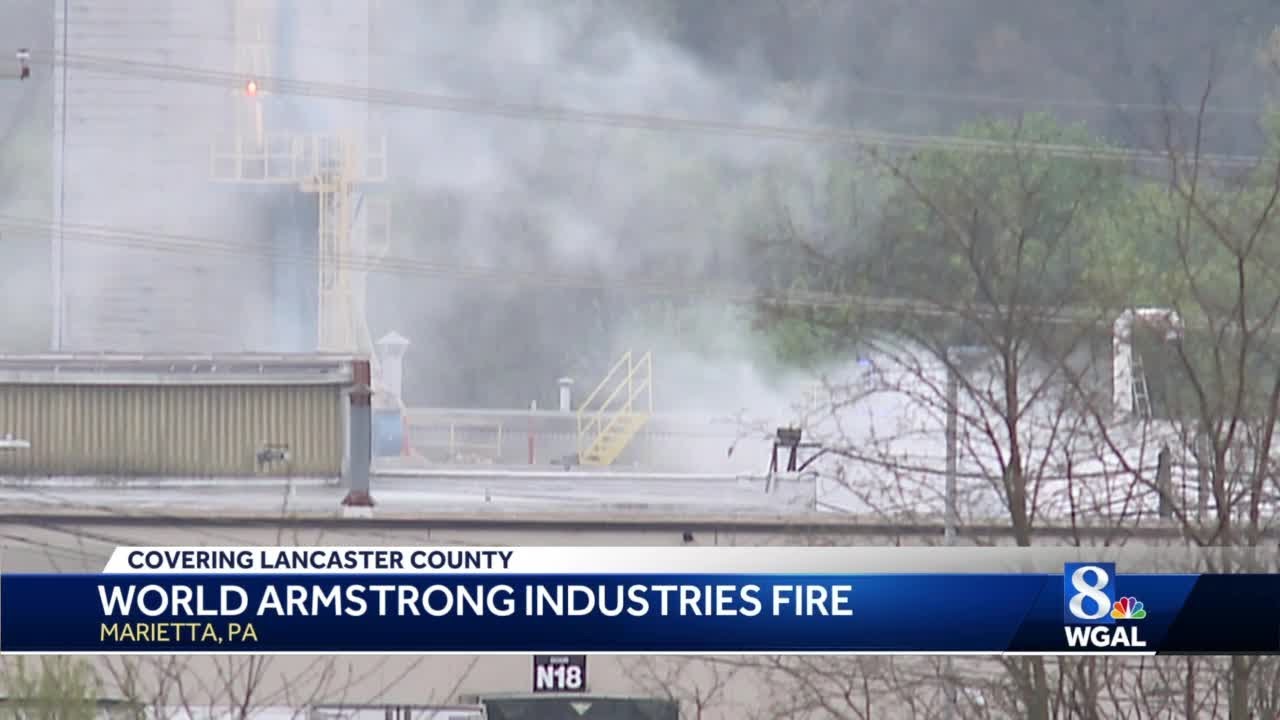 Fire takes place at Armstrong World Industries - YouTube
