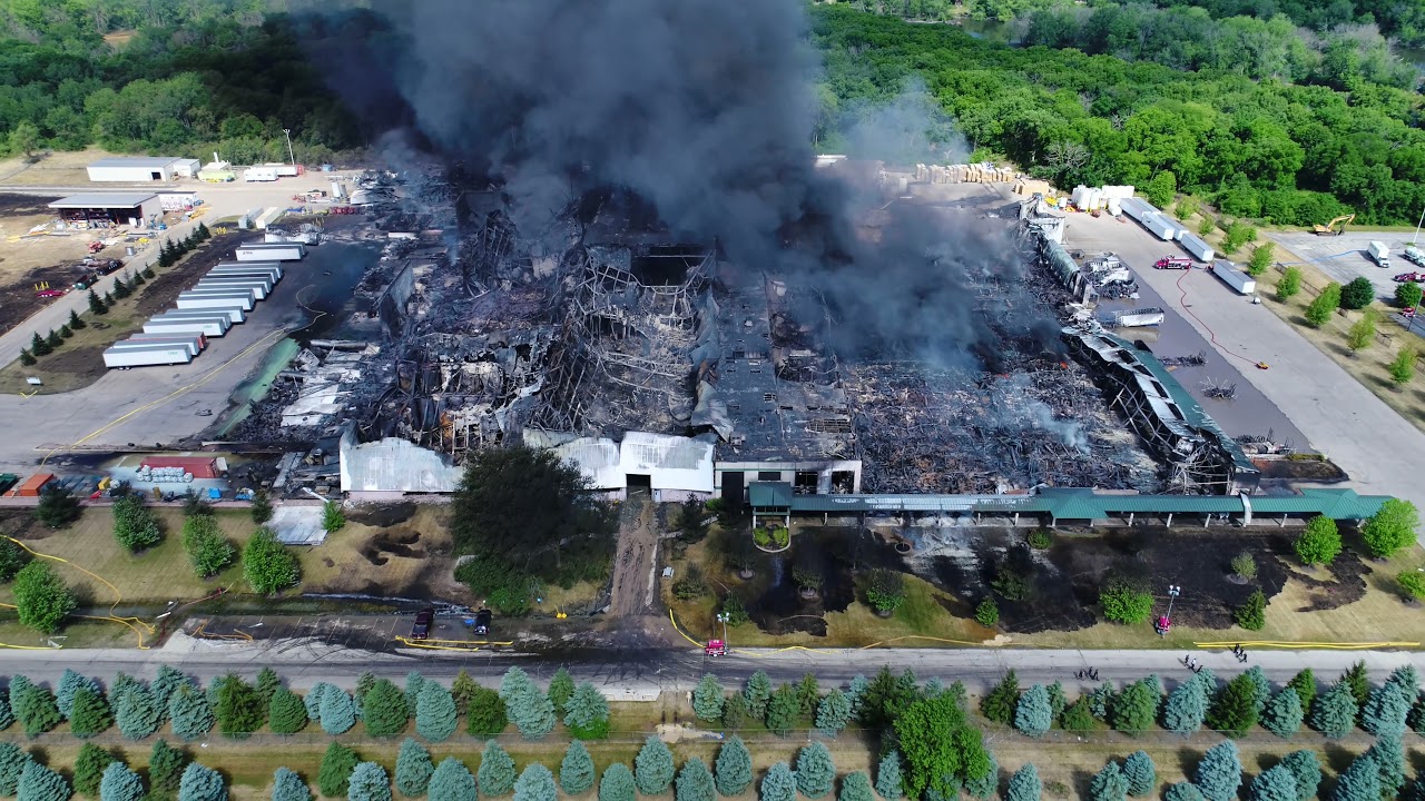 Chemtool Fire Day 2, Rockton, IL - YouTube